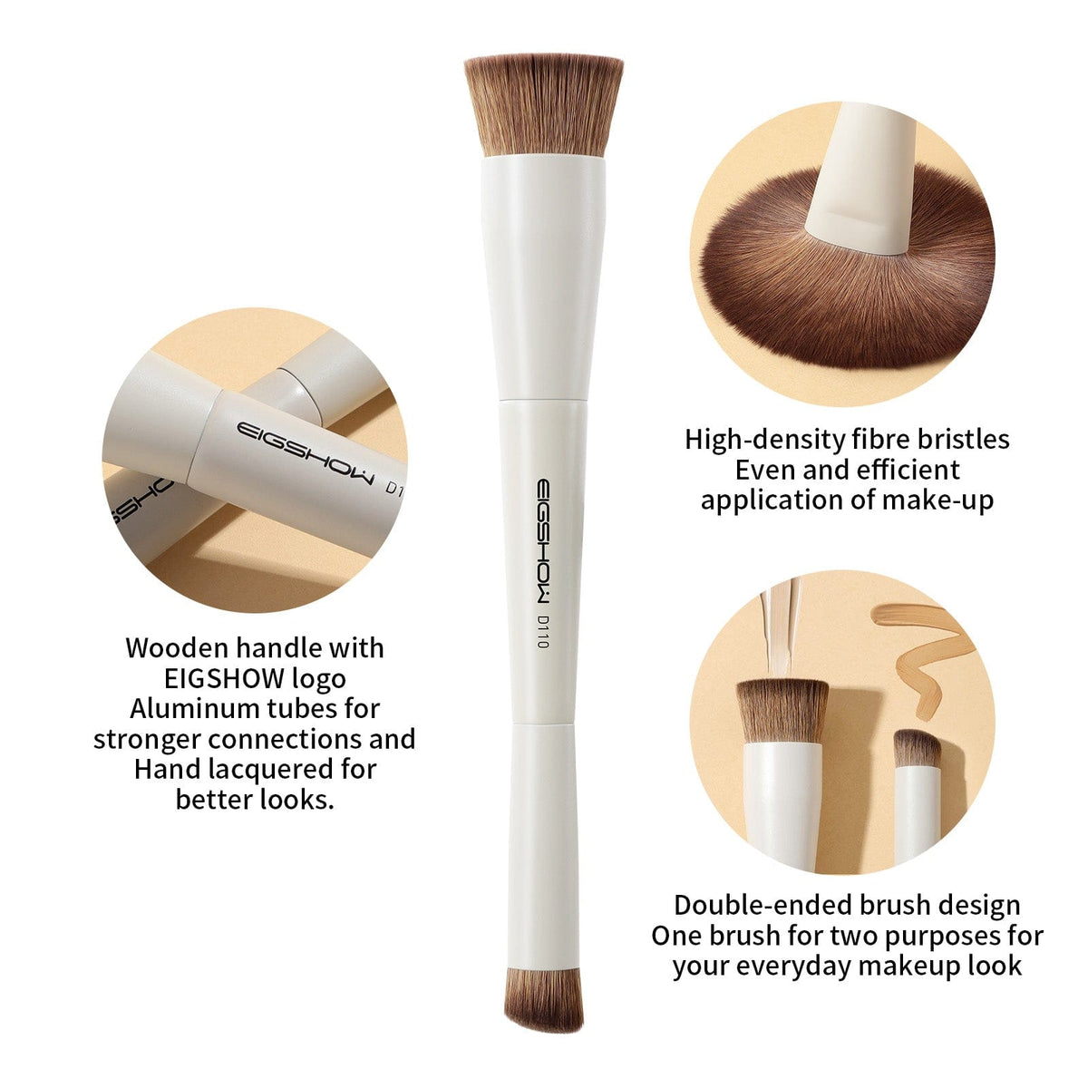DUO SERIER EIGSHOW 3 PCS Double-Ended Face Makeup Brushes – EIGSHOW Beauty