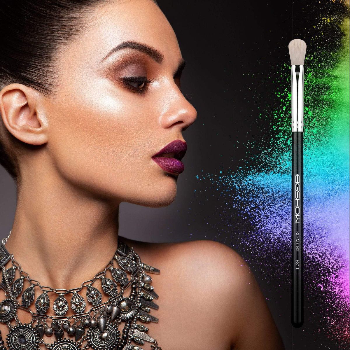 E811 BLENDING TAPERED CREASE EYESHADOW BRUSH | EIGSHOWBEAUTY.COM – EIGSHOW Beauty